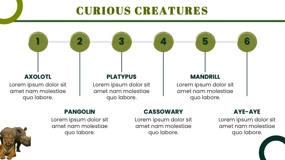 Free - Wild Animals Template for Google Slides and PowerPoint - PPT Slides