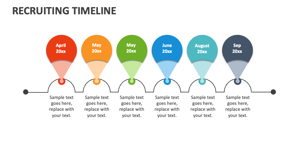 Recruiting Timeline Template for PowerPoint and Google Slides - PPT Slides