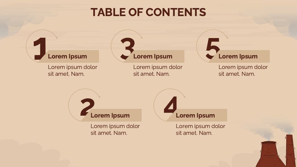 Free Air Pollution Theme for Google Slides and PowerPoint