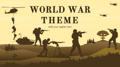 World War Presentation Theme for PowerPoint and Google Slides - PPT Slides