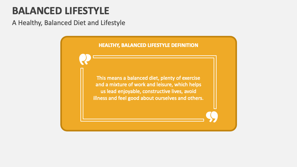 Balanced Lifestyle Template for PowerPoint and Google Slides - PPT Slides