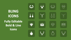 Bling Icons for Google Slides and PowerPoint