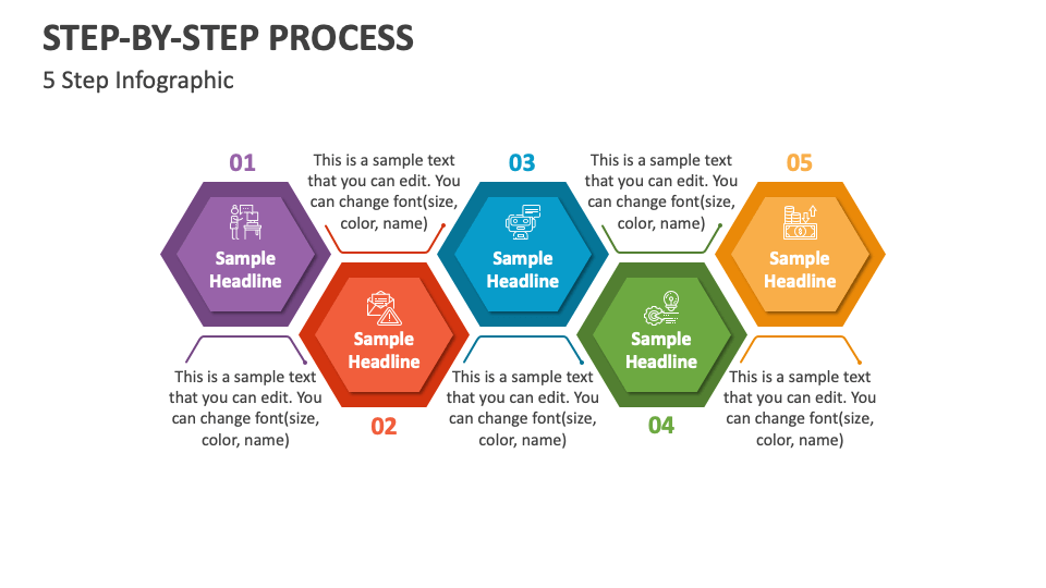 Step-by-Step Process PowerPoint and Google Slides Template - PPT Slides