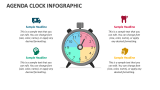 Agenda Clock Infographic PowerPoint and Google Slides Template - PPT Slides