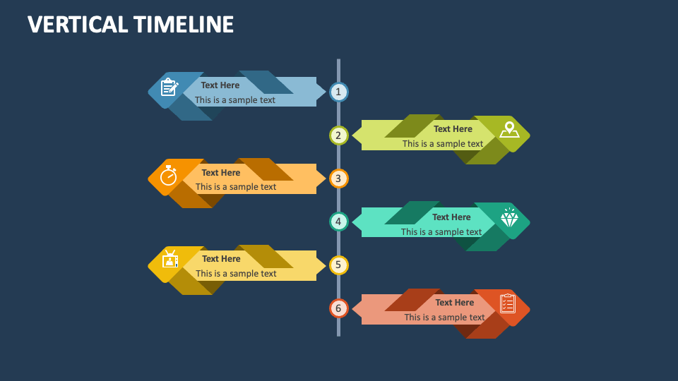 Vertical Timeline Template for PowerPoint and Google Slides - PPT Slides