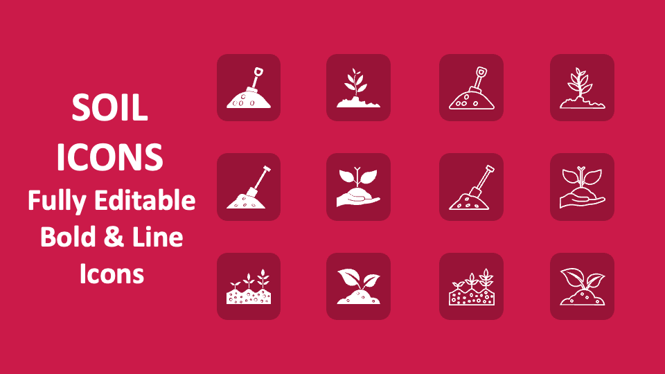 Soil Icons for Google Slides and PowerPoint