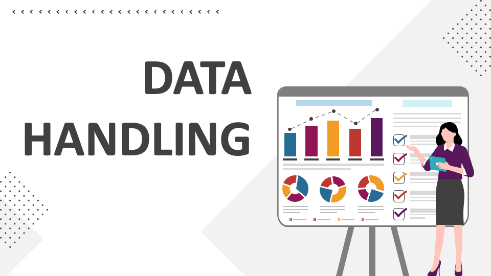 Data Handling Template for Google Slides and PowerPoint - PPT Slides