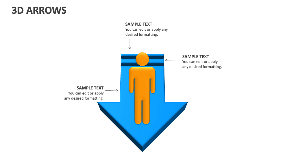 3D Arrows Template for PowerPoint and Google Slides - PPT Slides