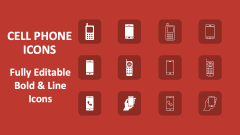 Cell Phone Icons for PowerPoint and Google Slides - PPT Slides