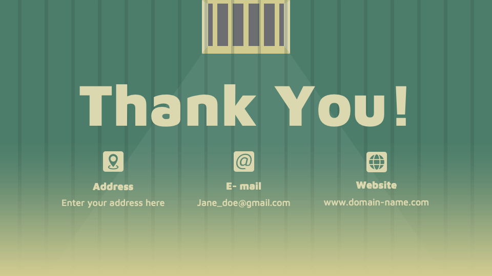 Free Jail Presentation Theme for Google Slides and PowerPoint