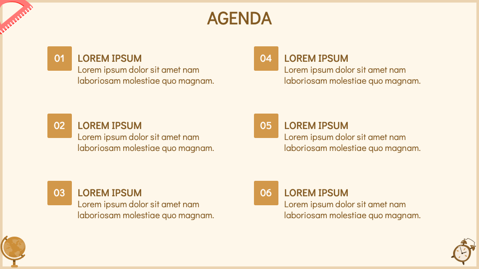 Free - My Class Agenda Presentation Template for Google Slides and ...