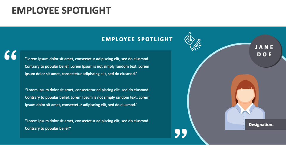 Employee Spotlight Template for PowerPoint and Google Slides - PPT Slides