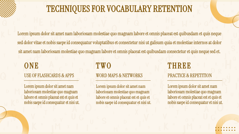 Free English Vocabulary Presentation Theme for Google Slides and ...