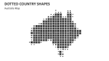 Dotted Country Shapes for Google Slides and PowerPoint - PPT Slides
