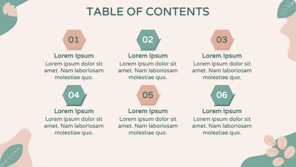 Free Organic Shapes Background Presentation Theme for Google Slides and ...