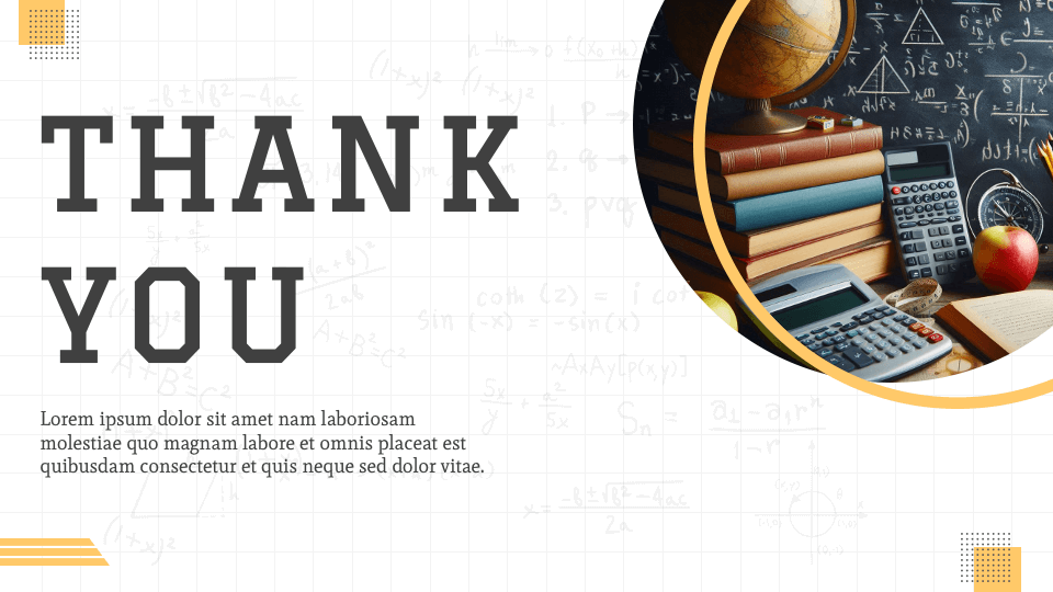 Free Math Background Presentation for Google Slides and PowerPoint