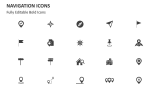 Navigation Icons for Google Slides and PowerPoint
