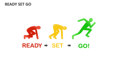 Ready Set Go PowerPoint and Google Slides Template - PPT Slides