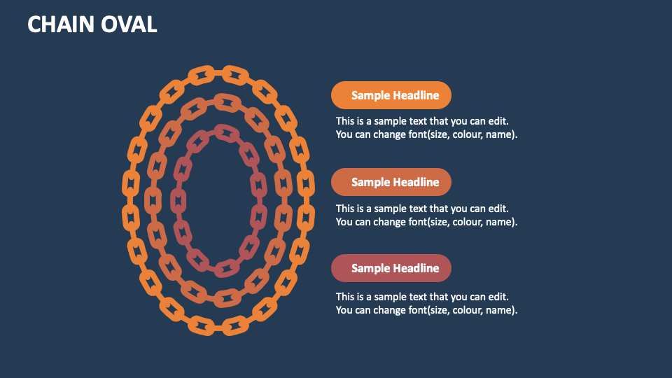 Chain Oval PowerPoint and Google Slides Template - PPT Slides