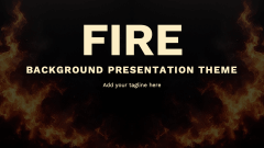 Free Fire Background Theme for Google Slides and PowerPoint
