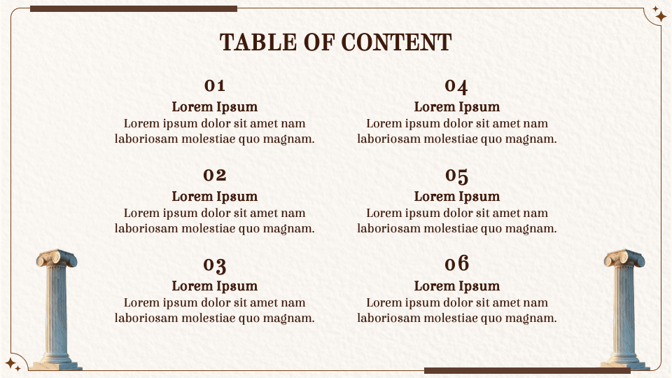 Free Ancient Greece Presentation Theme Template for Google Slides and ...