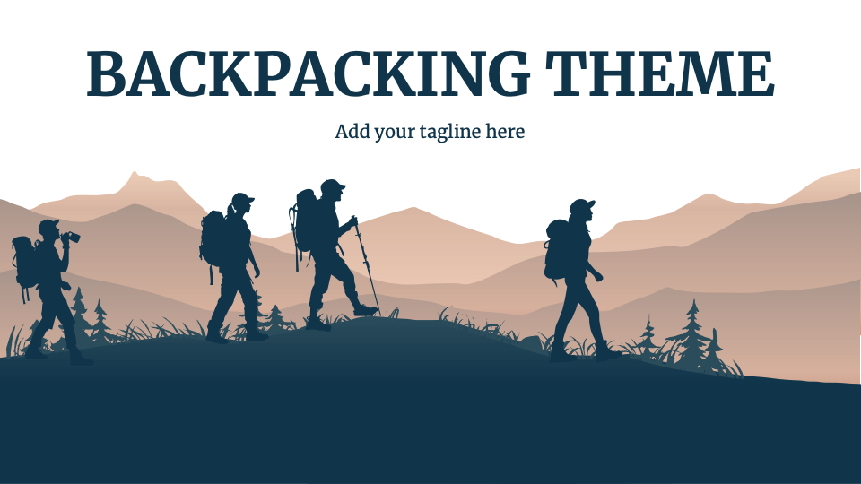 Backpacking Presentation Theme for PowerPoint and Google Slides - PPT Slides