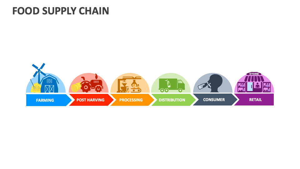 Food Supply Chain Template for PowerPoint and Google Slides - PPT Slides