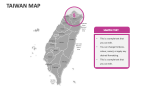 Taiwan Map for Google Slides and PowerPoint - PPT Slides