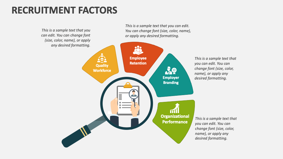 Recruitment Factors PowerPoint and Google Slides Template - PPT Slides Recruitment Factors PowerPoint and Google Slides Template - PPT Slides