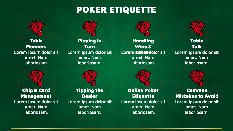 Free Poker Presentation Theme for Google Slides and PowerPoint