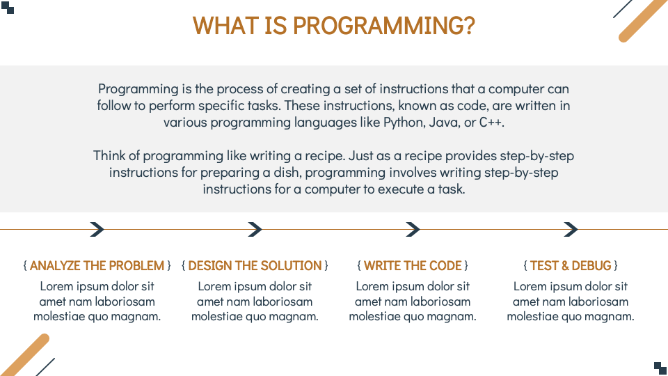 Free - How to Code Workshop Presentation Template for Google Slides and ...