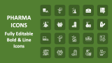 Pharma Icons for Google Slides and PowerPoint