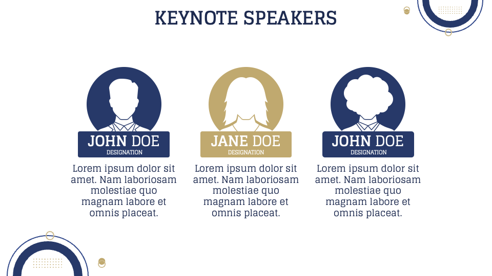 Free Conference Presentation Theme for Google Slides and PowerPoint