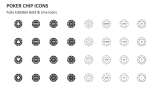 Poker Chip Icons for PowerPoint and Google Slides - PPT Slides