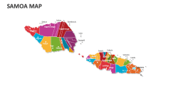 Samoa Map for Google Slides and PowerPoint - PPT Slides