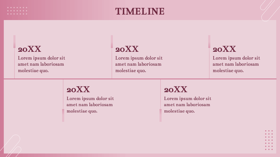 Free Pink Modern Presentation Theme for Google Slides and PowerPoint