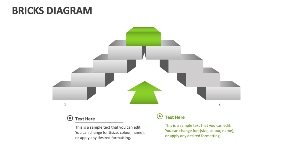 Bricks Diagram Template for PowerPoint and Google Slides - PPT Slides