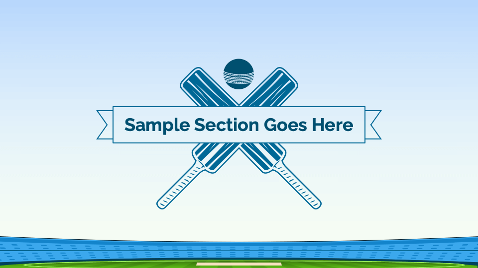 Cricket Stadium Background Presentation Theme for PowerPoint and Google ...