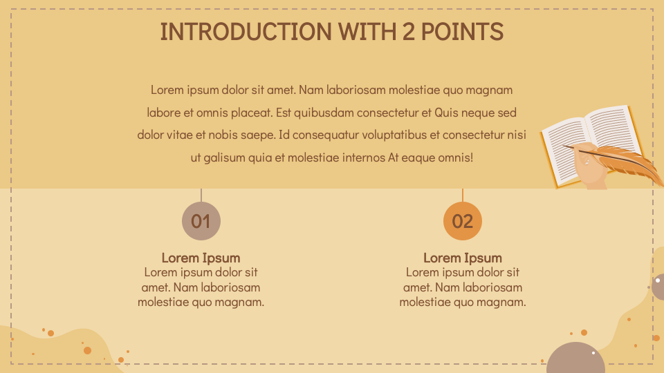 Free Literature Presentation Theme for Google Slides and PowerPoint