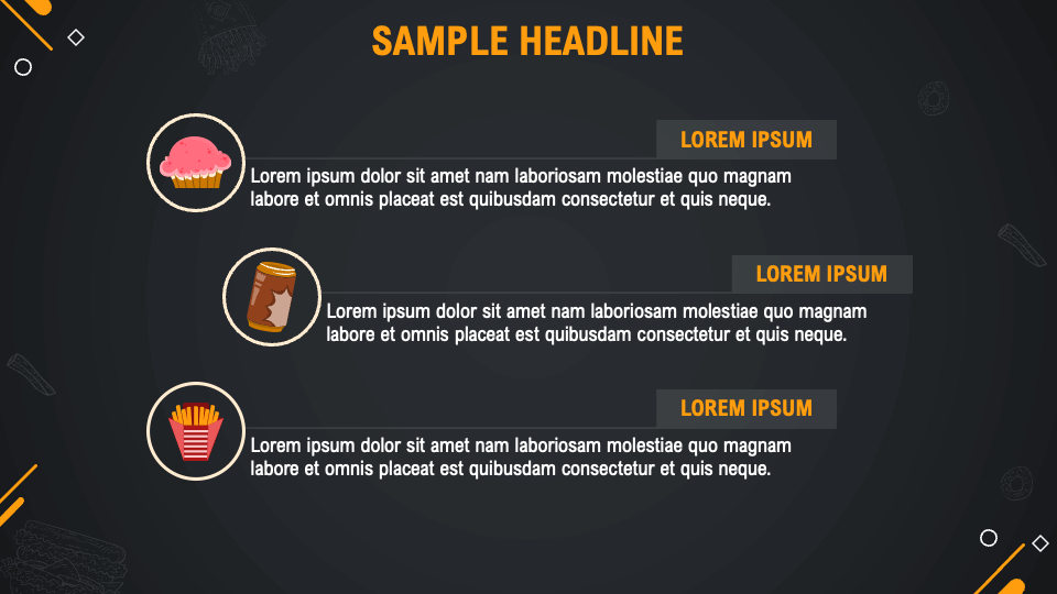 Free Fast Food Theme for Google Slides and PowerPoint