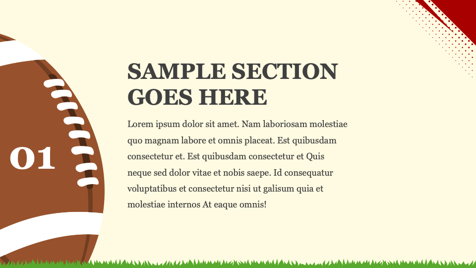 Free Rugby Presentation Theme for Google Slides and PowerPoint