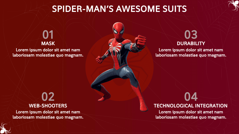 Free - Spiderman Presentation Theme for Google Slides and PowerPoint - PPT Slides