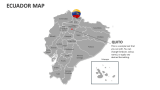 Ecuador map for Google Slides and PowerPoint - PPT Slides