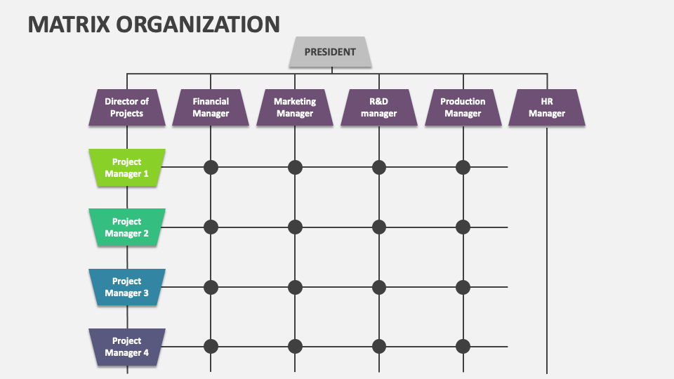 Matrix Organization Template for PowerPoint and Google Slides - PPT Slides
