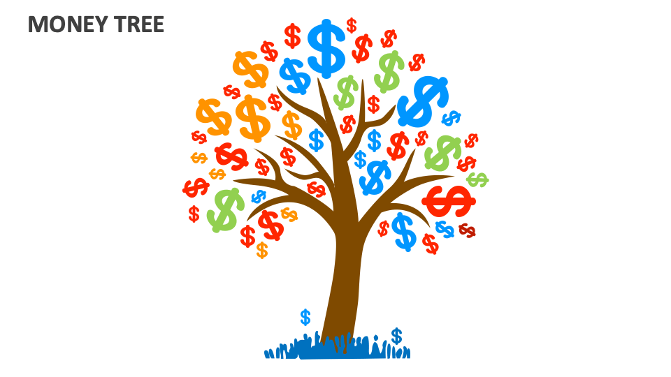 Money Tree PowerPoint and Google Slides Template - PPT Slides