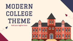 Free Modern College Presentation Theme for Google Slides and PowerPoint