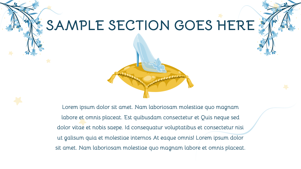 Free Cinderella Presentation Theme for Google Slides and PowerPoint