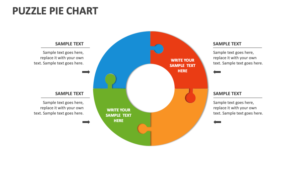 Puzzle Pie Chart Template for PowerPoint and Google Slides - PPT Slides