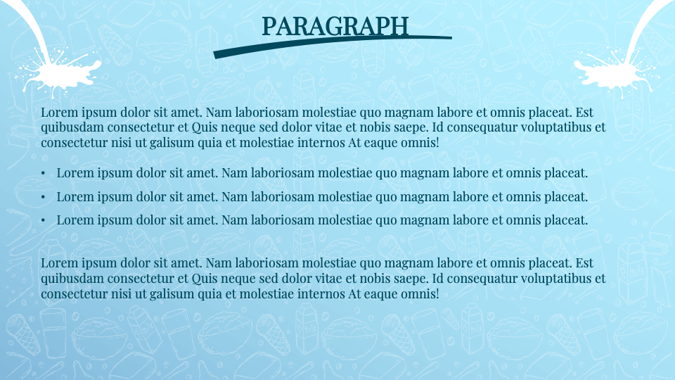 Milk Theme for PowerPoint and Google Slides - PPT Slides