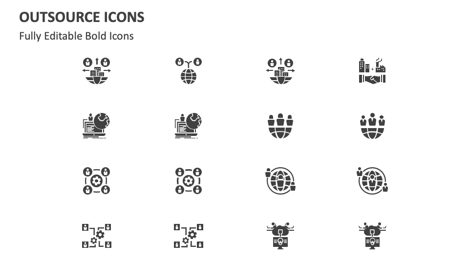 Outsource Icons for Google Slides and PowerPoint